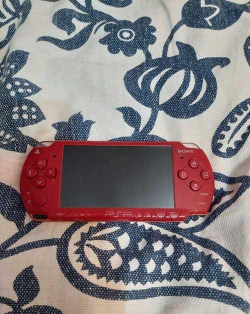 Sony PSP slim 2006 red красная