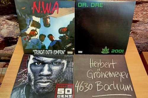 Виниловые пластинки N.W.A, 50 Cent, DR. DRE, Herbe