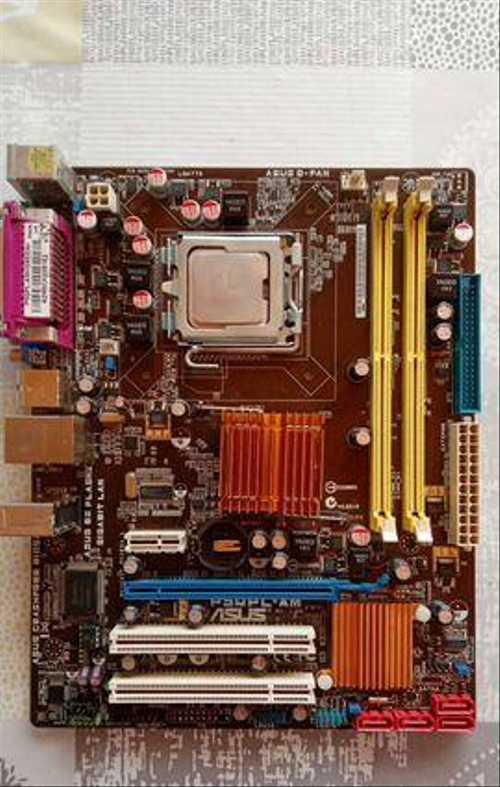 Материнка asus P5QPL-AM Сокет 775