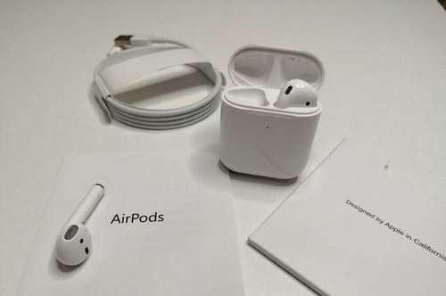 Один наушник airpods не заряжается в кейсе. Коробка шнур наушники кабель инструкция AIRPODS Pro 2.