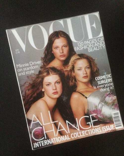 Журнал Vogue Британия сентябрь 1998: Бриджет Холл