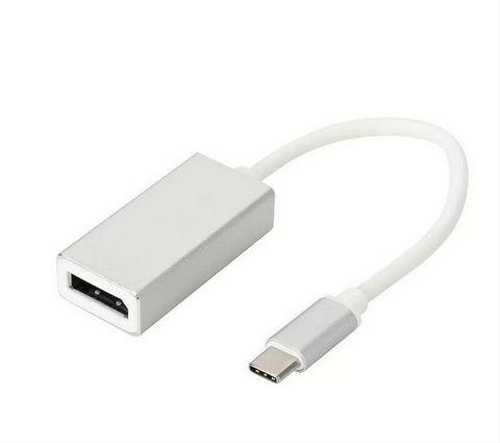 Переходник (штекер type-C-гнездо Displayport) 15см