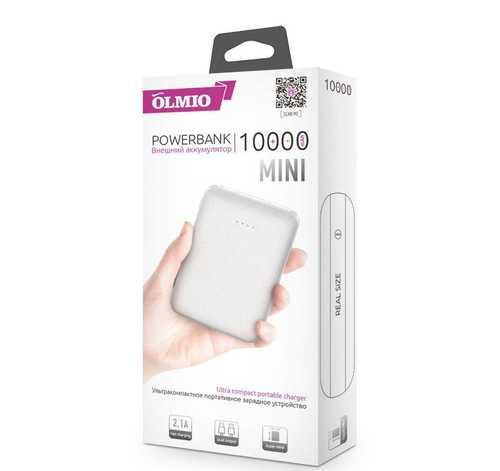 Внешний аккумулятор mini-10, 10000mAh, olmio