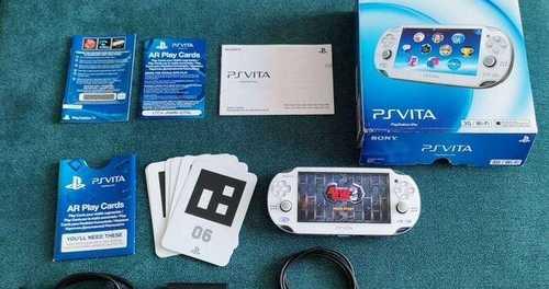 Sony PS Vita fat 1106 Crystal White+ 64gb