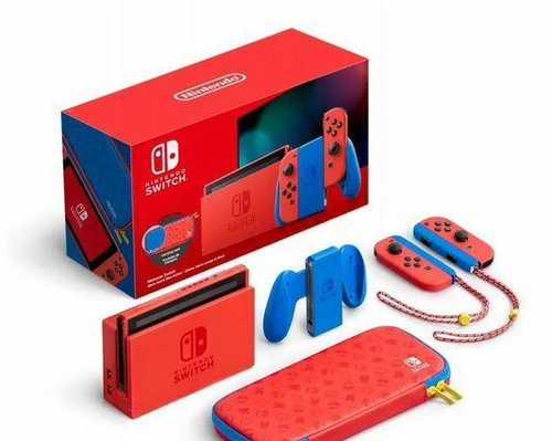 Nintendo switch mario red and blue edition