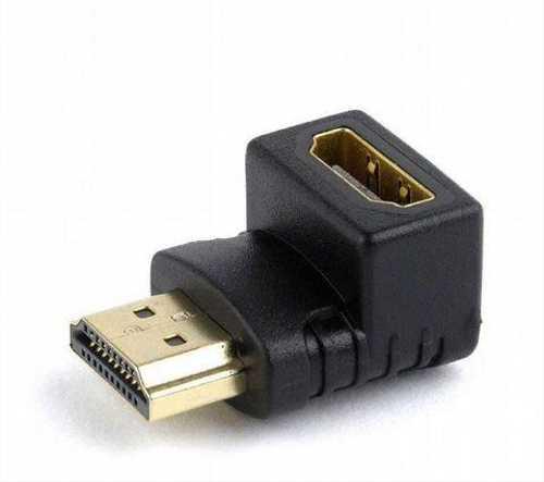 Переходник hdmi штекер - hdmi гнездо угловой 90