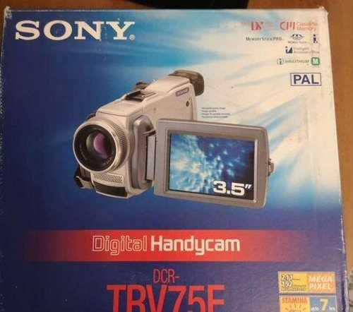 Видеокамера sony DCR-TRV75E