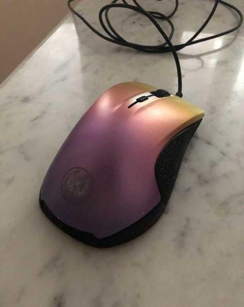 Редкая мышь SteelSeries Rival 300 CS:GO Fade editi