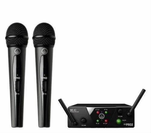 Радиосистемы AKG WMS40 mini2 vocal SET BD US25B