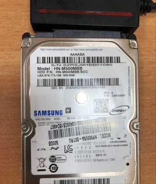 2.5 Hdd 500Gb + 2.5 SSD 32GB для ноутбука