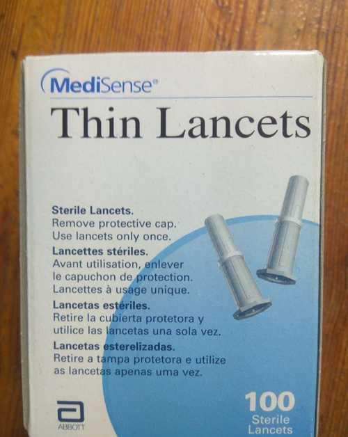 Ланцеты для глюкометра 28G MediSense Thin Lancets