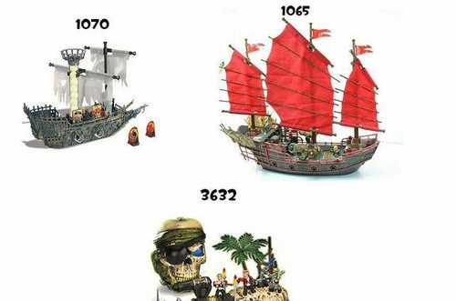 Mega Bloks Pirates of the Caribbean,Dragons и т.д