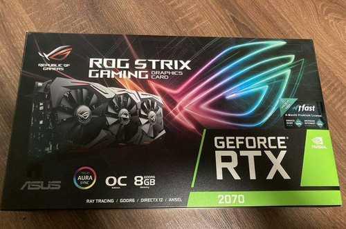 Видеокарта Asus Geforce RTX2070 ROG Strix Gaming