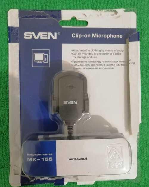 Микрофон-клипса sven