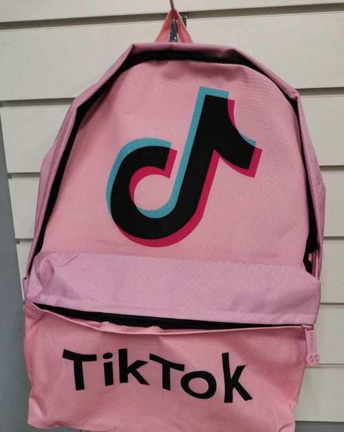 Рюкзак тикток твёрдая спинка выход USB розовый