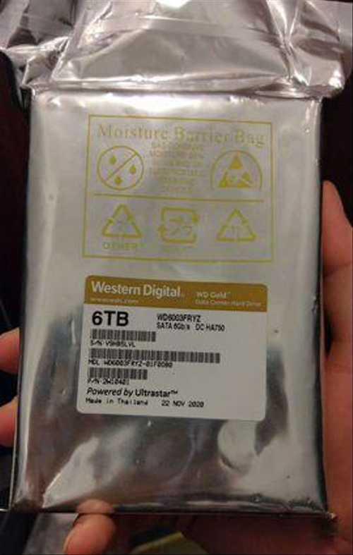 HDD 6TB Жесткий диск Western Digital WD6003fryz