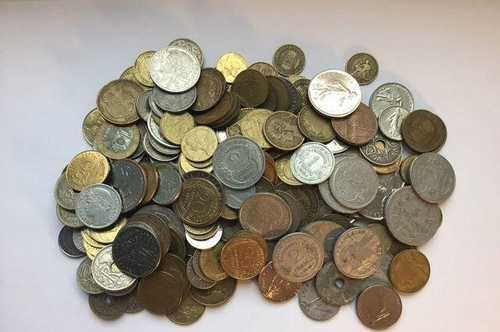 Монеты Франции Испании Швейцария Кипр Словения