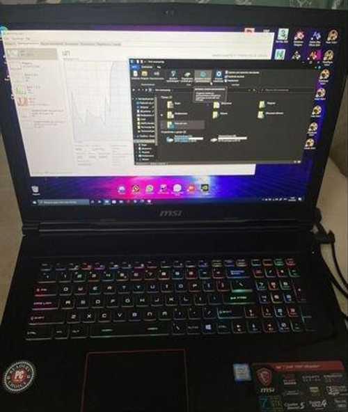 Игровой ноутбук msi i7 gtx1070