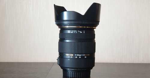 Sigma AF 17-50mm f/2.8 (canon EF-S) + ND Filter