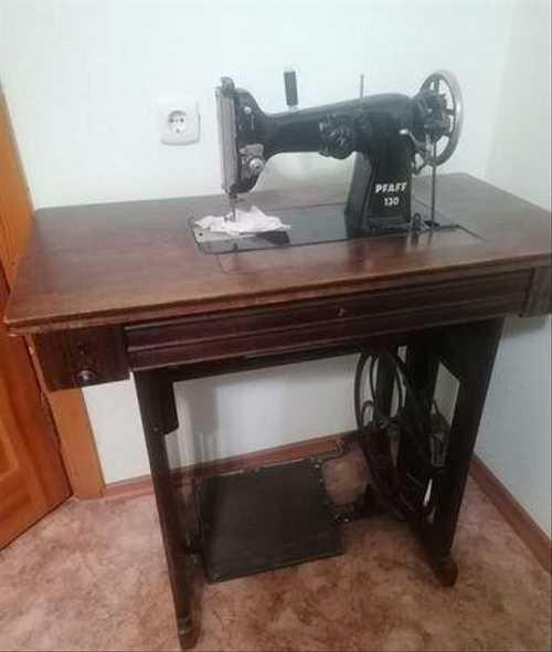 Старинная швейная машинка pfaff 130