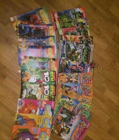 Журналы:Scooby Doo,Черепашки Ниндзя