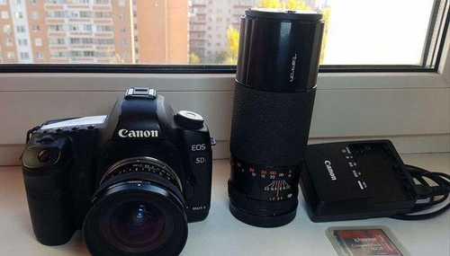 Canon 5d mark ii + 17mm +300mm