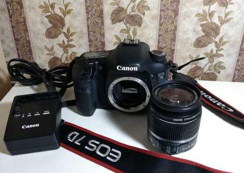 Canon EOS 7D, объектив 18-55mm