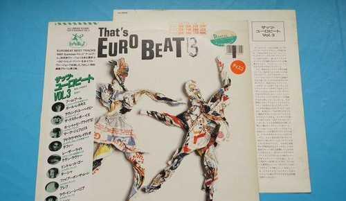 VA -1987 "That's Eurobeat Vol. 3" -Japan -LP