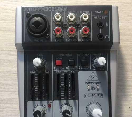 Микшерный пульт behringer xenyx302usb