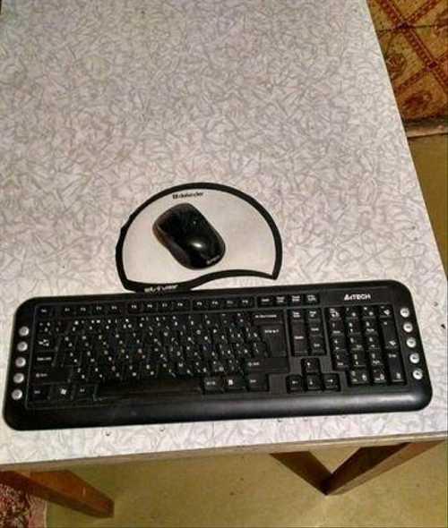Бес проводная клавиатура+мышь