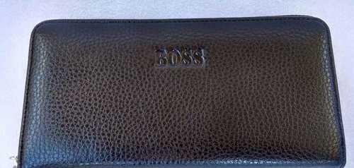 Hugo Boss новый мужской кожаный кошелек клатч порт