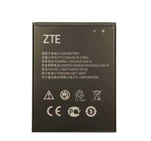 Аккумулятор ZTE Blade L5 / L5 Plus / C370 Оригинал