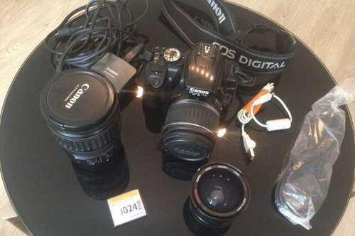 Canon eos 400d kit + 28-135U +macro 0,42