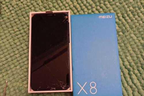 Meizu x8 разбитый экран