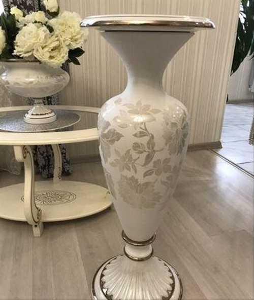 Итальнский керамический набор ваз и колонна Delta