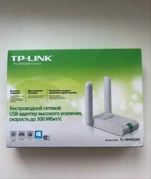 Приемник Wi-Fi TP-Link 300Mbps (TL-WN822N)