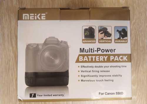 Батарейный блок Meike для Canon 550D/650D