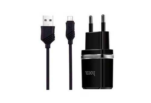 Сзу hoco 2USB C12 2.4A (Black)