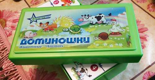 Настольная игра Нордпласт Доминошки Животные
