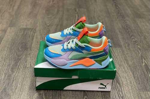 Кроссовки Puma RS-X Bold голубые