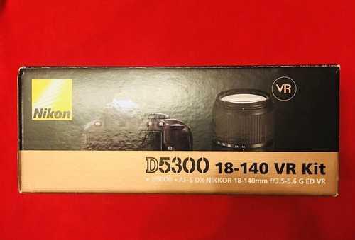 Nikon d5300 kit 18-140mm новый