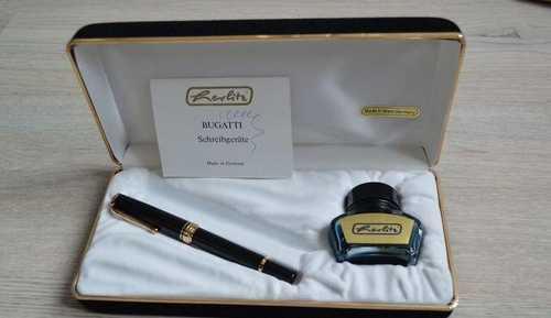 Ручка Bugatti Herlitz,с золотым пером,Германия