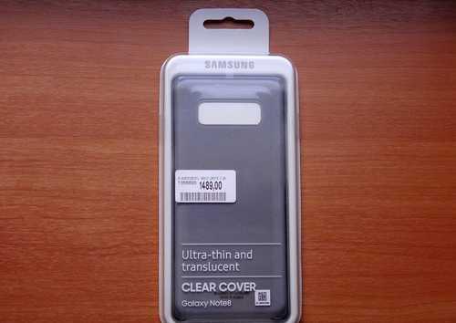 Чехол SAMSUNG Clear Cover для Galaxy Note 8 Новый