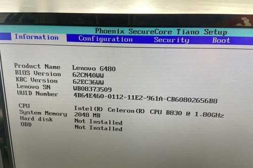 Материнская плата для ноутбука Lenovo LG4858 UMA