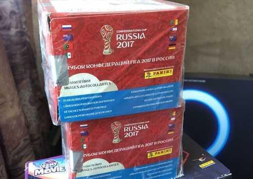Наклейки кубок конфедерации fifa 2017 panini