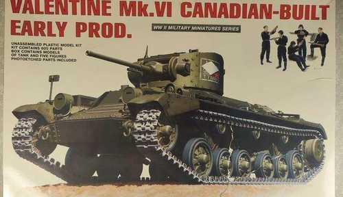 Сборная модель танка Valentine 1/35 MiniArt