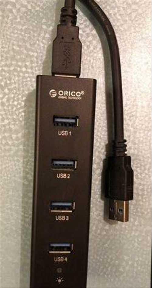 USB хаб orico на 4 разъема