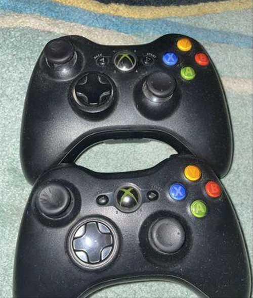 2 геймпада xbox 360 беспроводные + kinect
