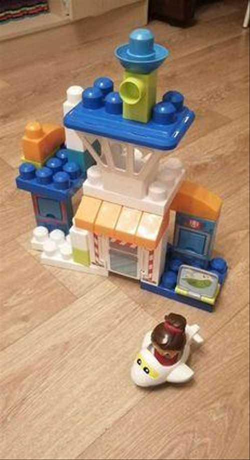 Конструктор мега блокс Fisher price Аэропорт