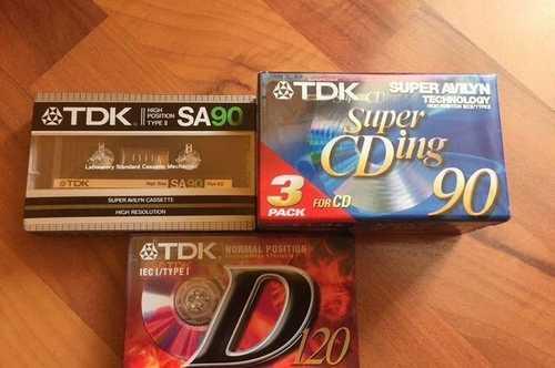 Новы, запечатанные кассеты TDK
